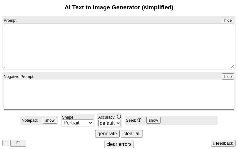 AI Text to Image ― Perchance Generator