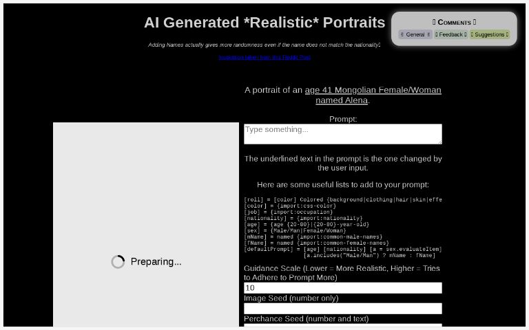 AI Generated *Realistic* Portraits