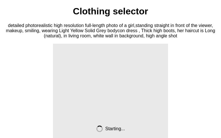 Clothing selector ― Perchance Generator