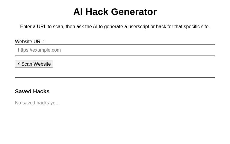 AI Hack Generator