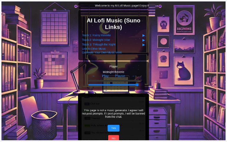 AI Lofi (NOT A MUSIC GENERATOR)