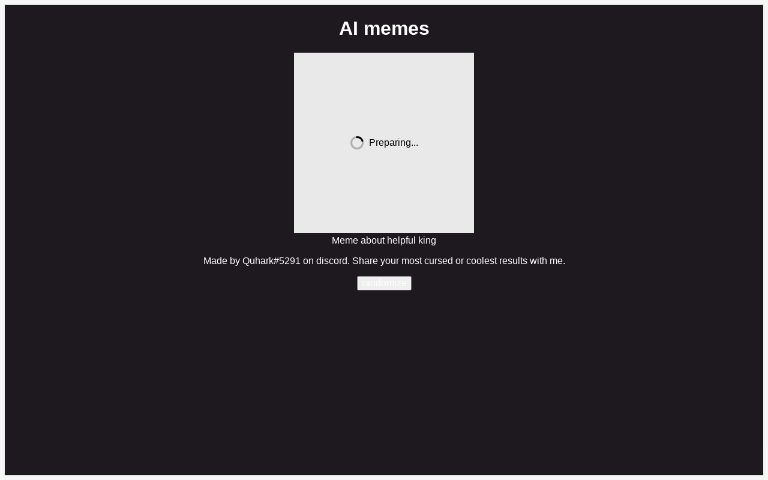 AI memes ― Perchance Generator