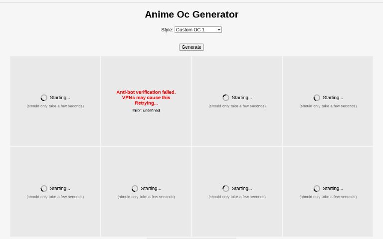 Anime Oc Generator