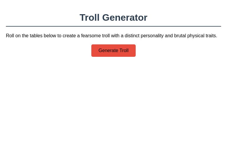 Troll Generator