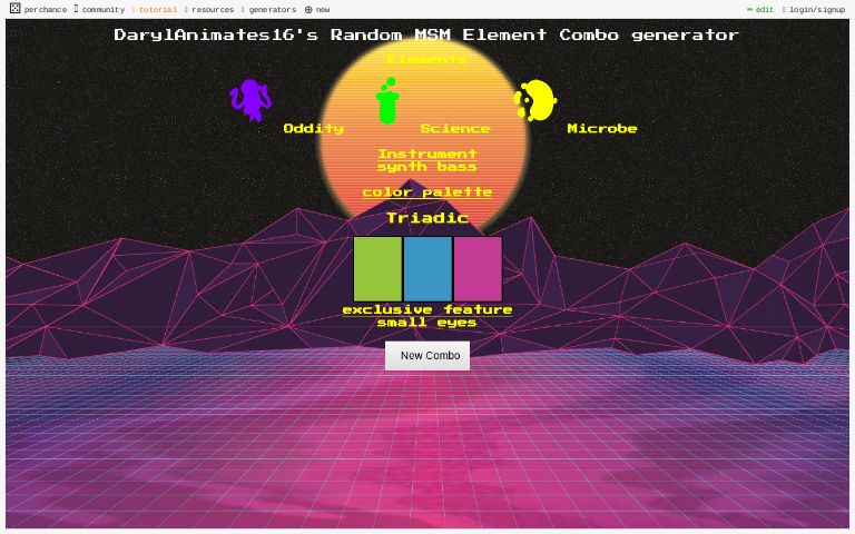 405b7i9s42 ― Perchance Generator