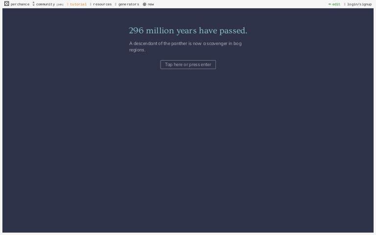 Speculative Evolution Generator