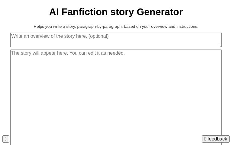 AI Fanfiction story Generator