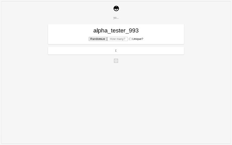 😳 ― Perchance Generator