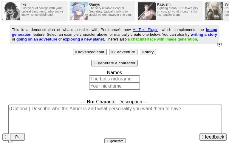 am4znw0mj3 ― Perchance Generator