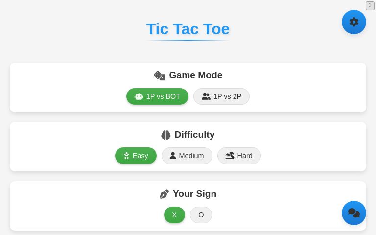 Tic Tac Toe Advanced ― Perchance Generator