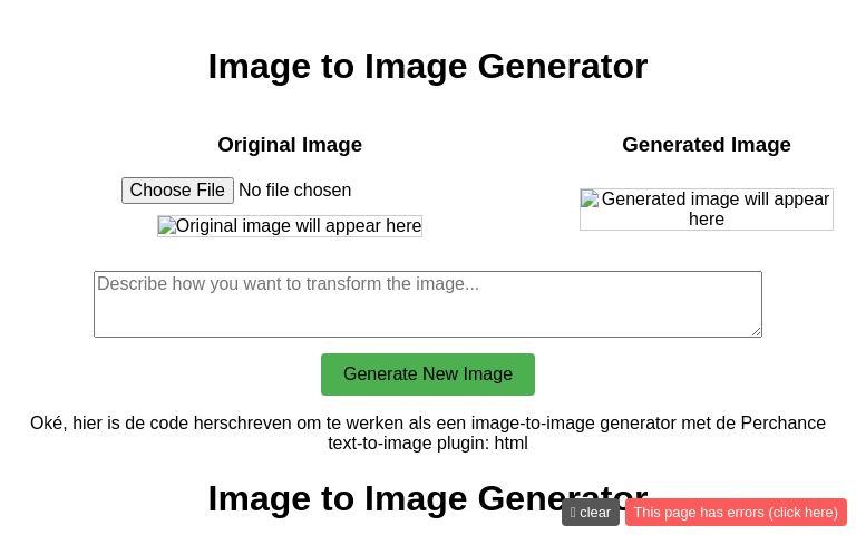 Image to Image Generator