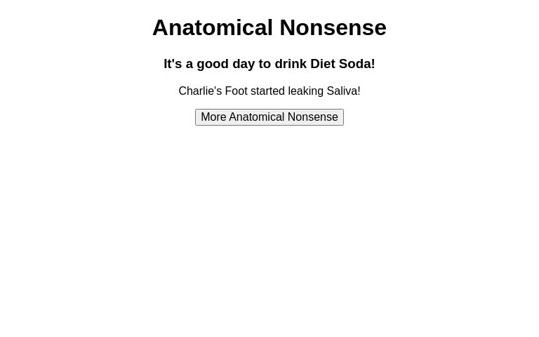 Anatomical Nonsense ― Perchance Generator