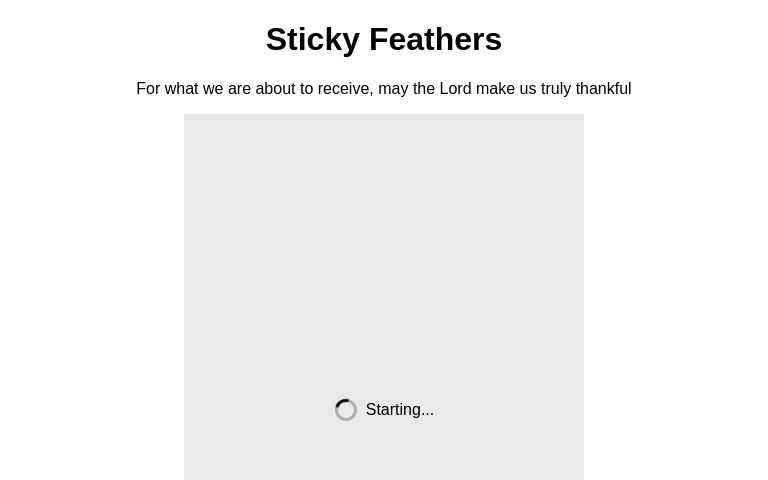 Sticky Feathers ― Perchance Generator