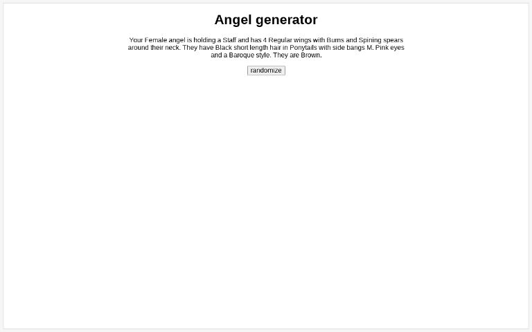 Angel generator