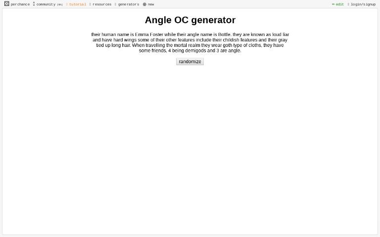 Angle OC generator