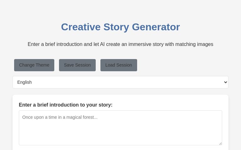 Creative Story Generator