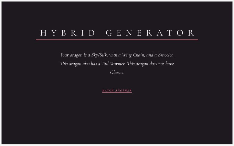 Hybrid Generator