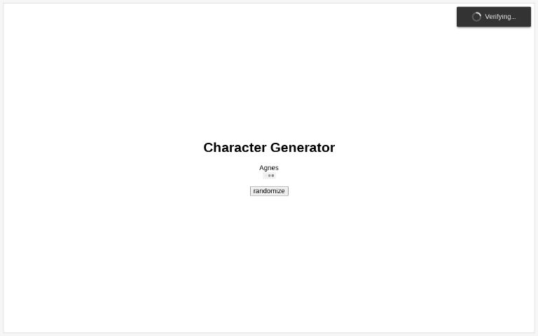 Character Generator