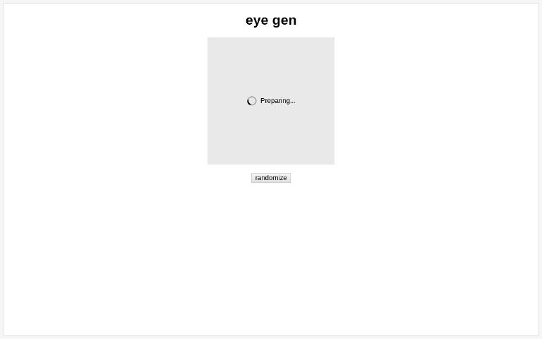 eye gen ― Perchance Generator