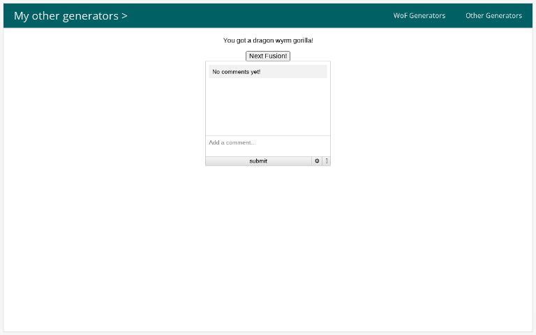 Animal Fusion Generator