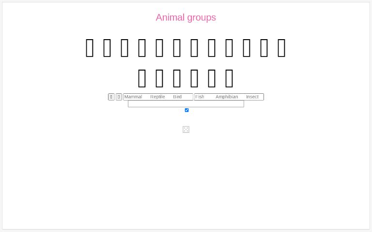 Animal Groups ― Perchance Generator