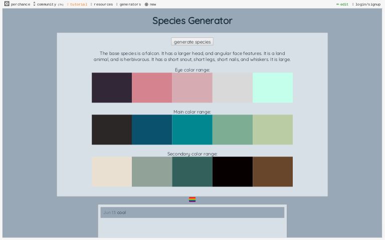 Species Generator