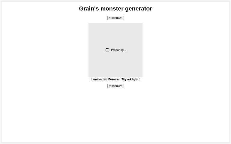 Grain's monster generator