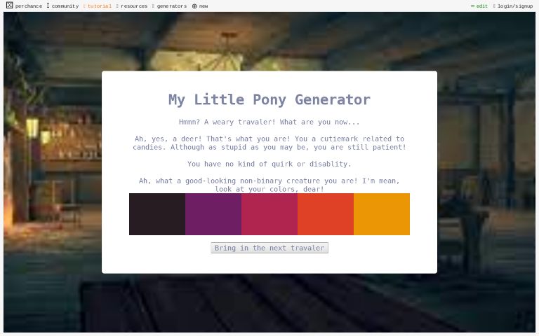 My Little Pony Generator