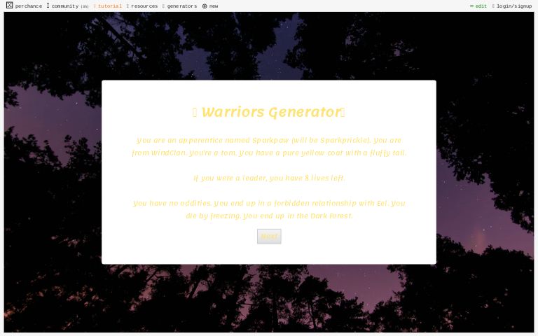 ⭐ Warriors Generator⭐