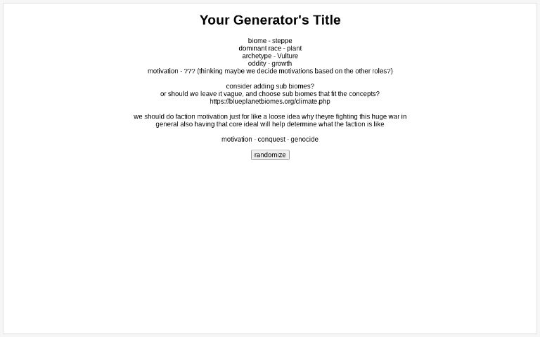 another-culture-thing ― Perchance Generator
