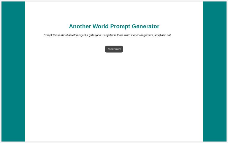 Another World Prompt Generator