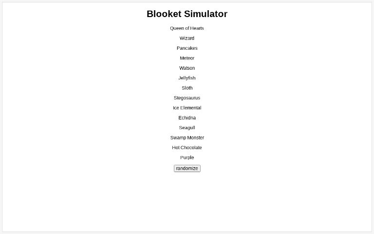 Blooket Simulator ― Perchance Generator
