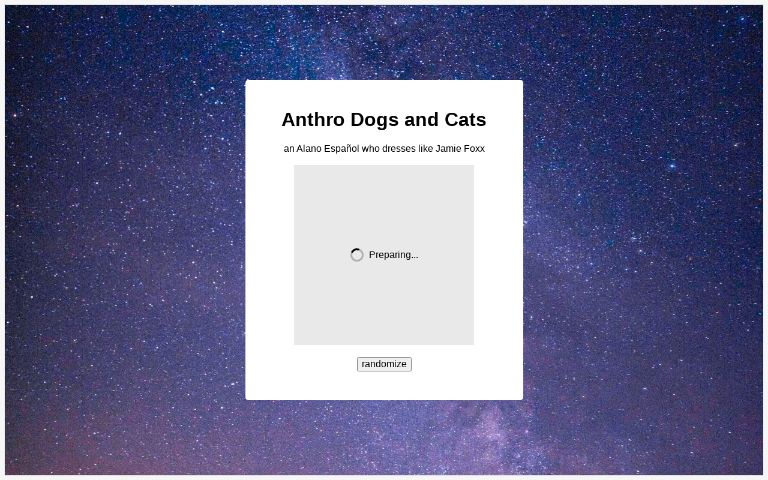 Anthro Dogs and Cats ― Perchance Generator