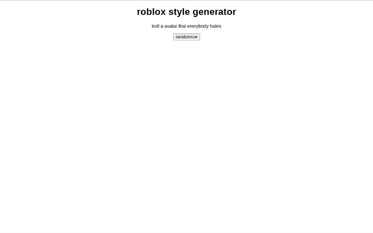 roblox style generator
