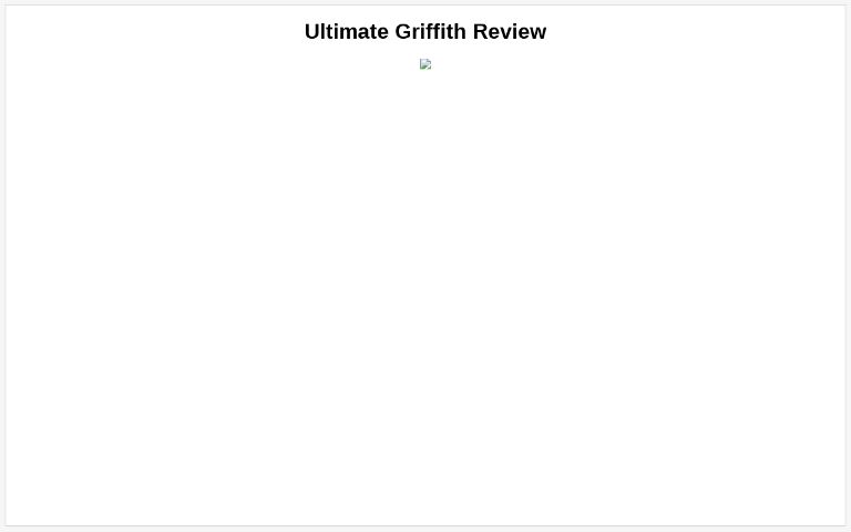 Ultimate Griffith Review ― Perchance Generator