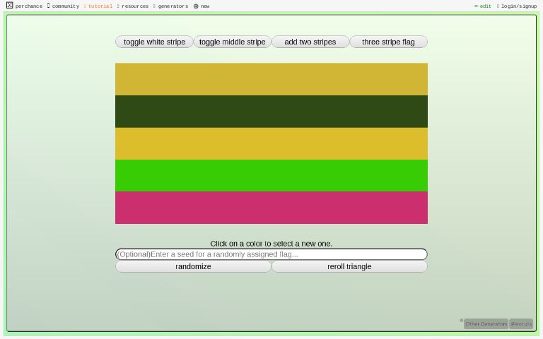 Pride Flag Generator