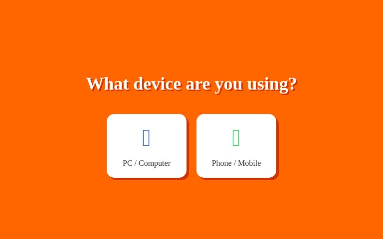 What device are you using? ― Perchance Generator