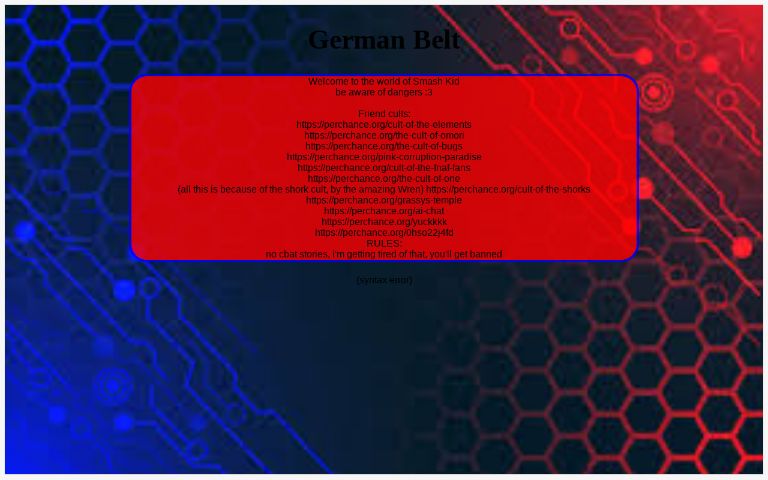 German Belt ― Perchance Generator