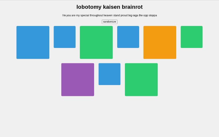 lobotomy kaisen brainrot ― Perchance Generator