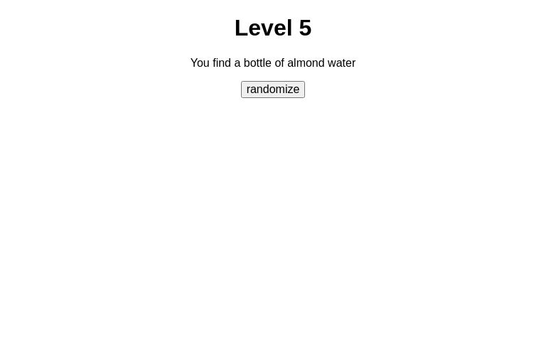 Level 5 ― Perchance Generator