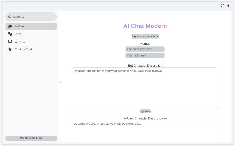 AI Chat Modern