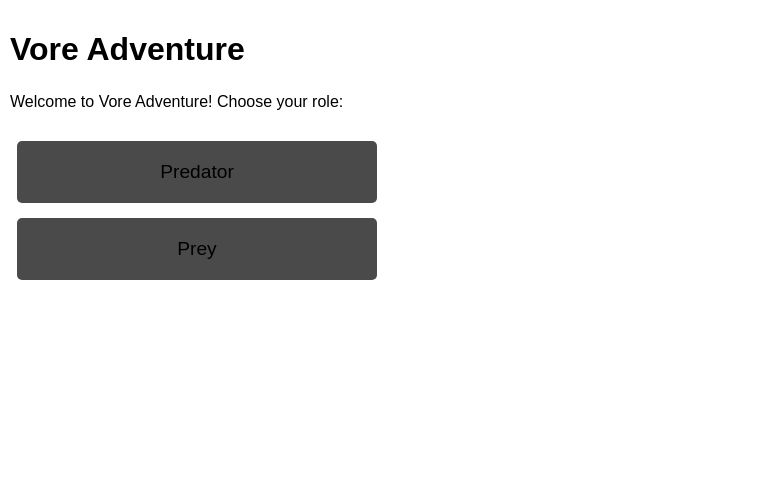 Vore Adventure ― Perchance Generator