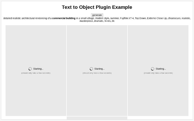 Text to Object Plugin Example