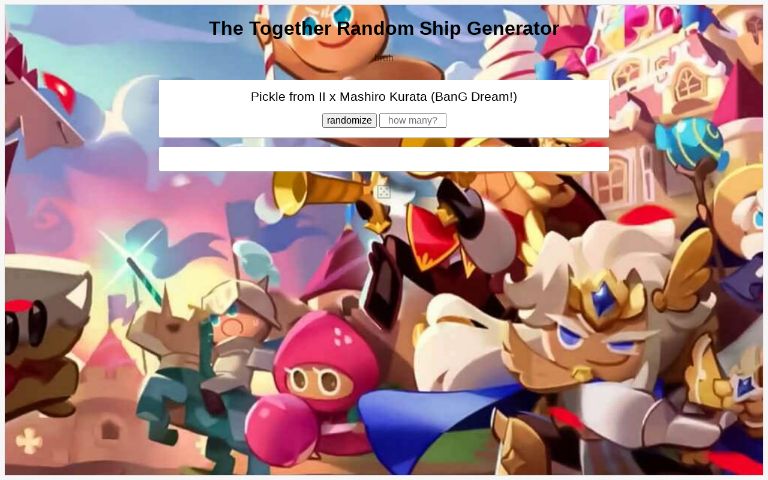 The Together Random Ship Generator