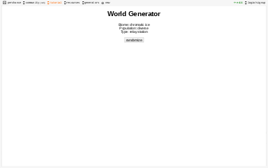 World Generator