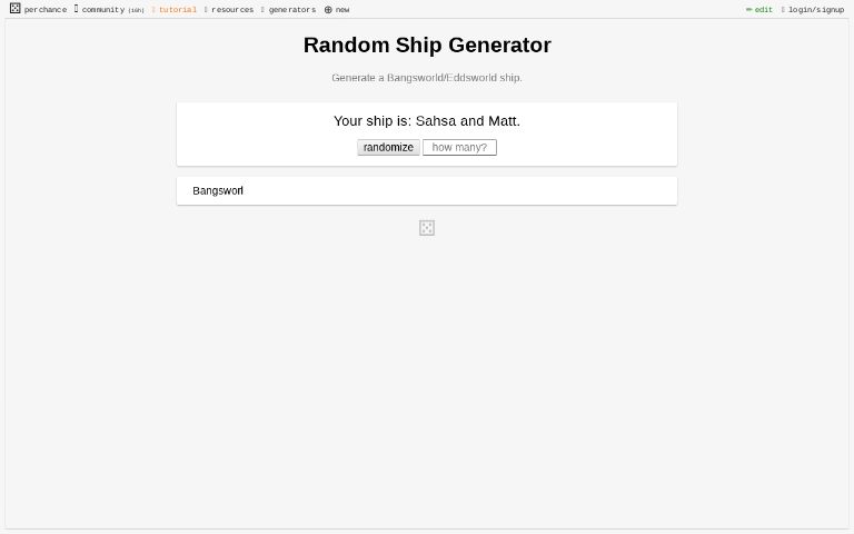 Random Ship Generator