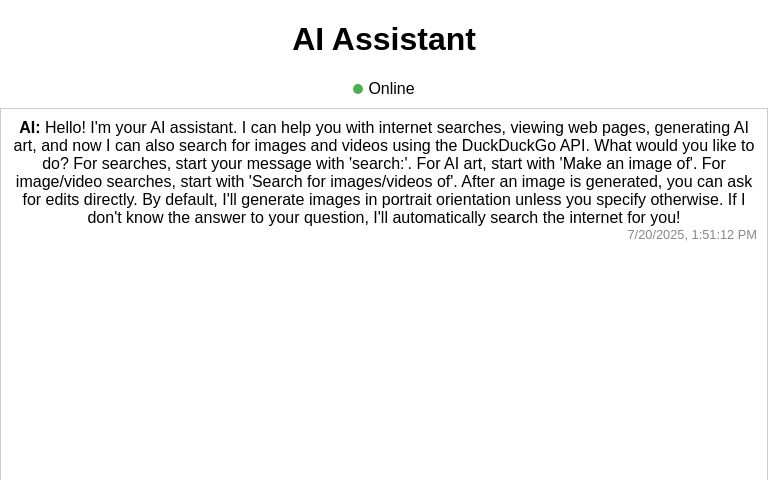 AI Assistant ― Perchance Generator