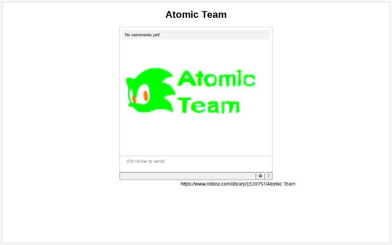 Atomic Team ― Perchance Generator