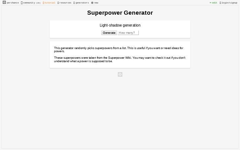 Superpower Generator