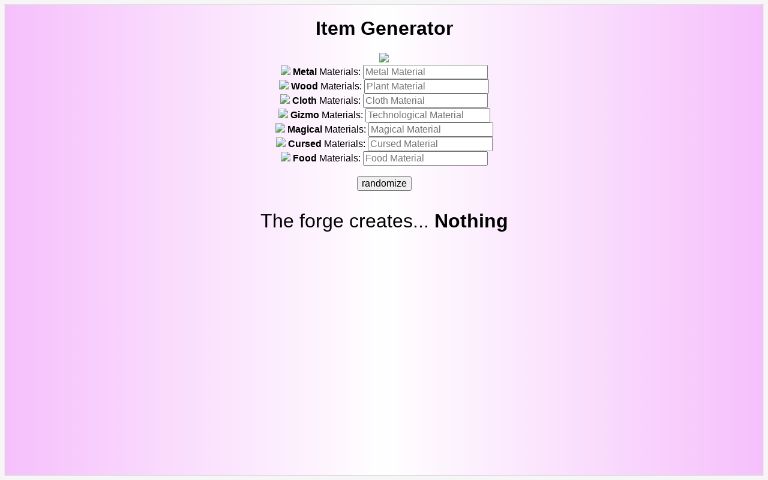 Item Generator